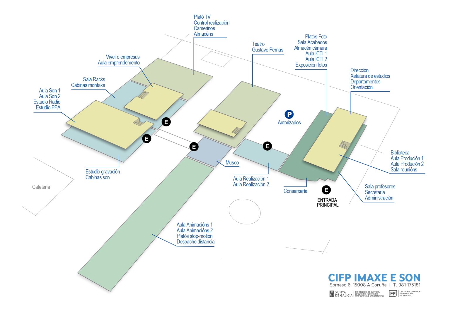 Localización e horario – CIFP IMAXE E SON