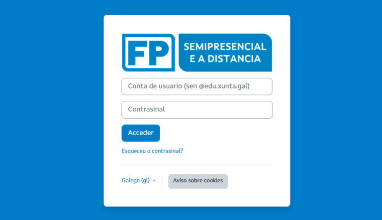 DISTANCIA – ACCESO Á APLICACIÓN – CIFP IMAXE E SON